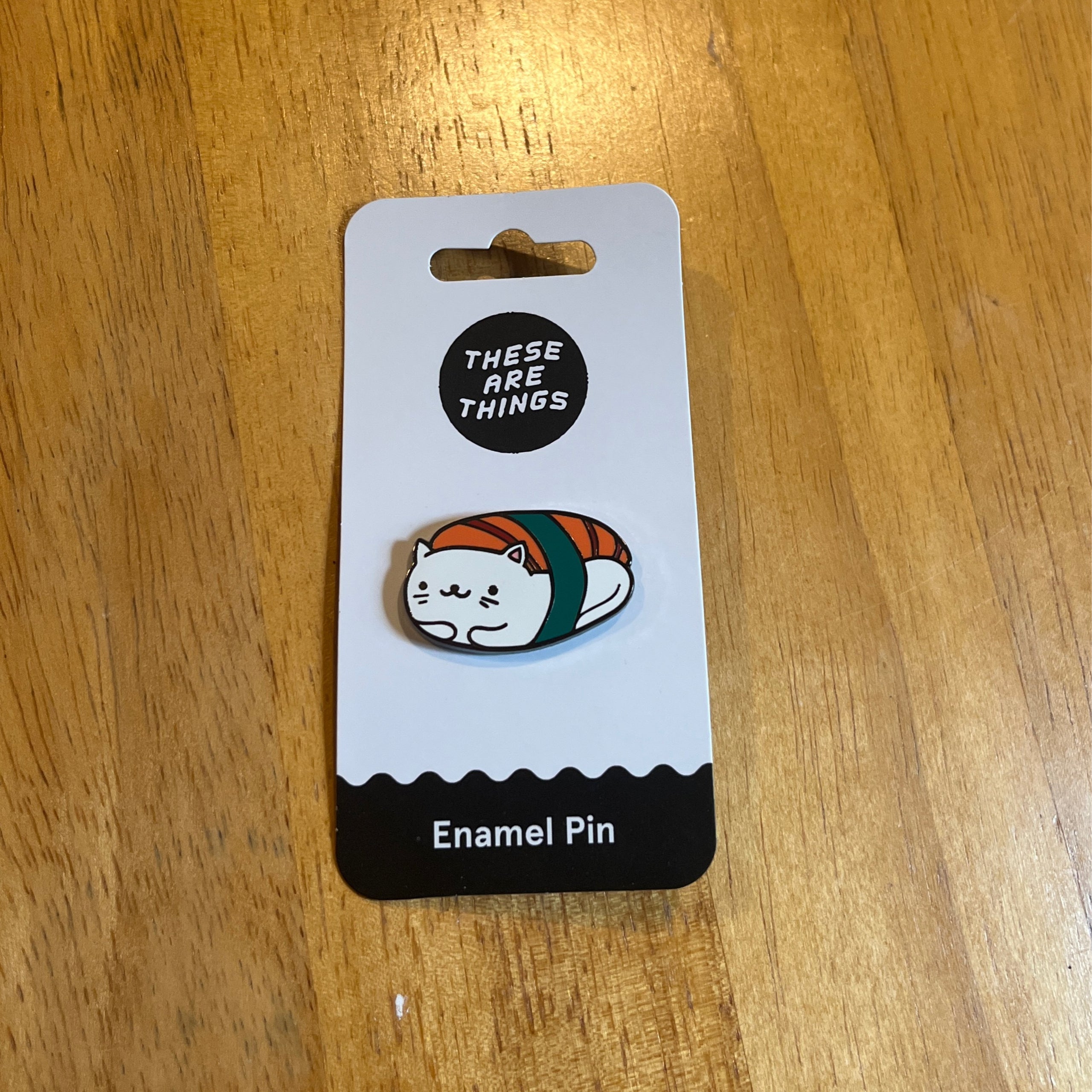 Sushi Cat Enamel Pin | My Site